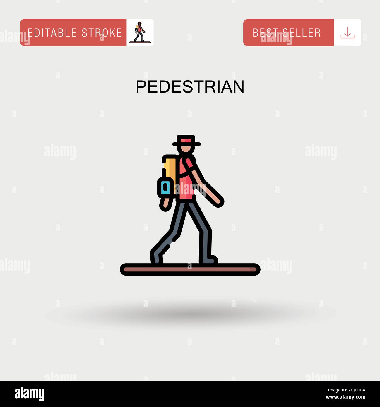 People cross street Stock Vector Images - Alamy