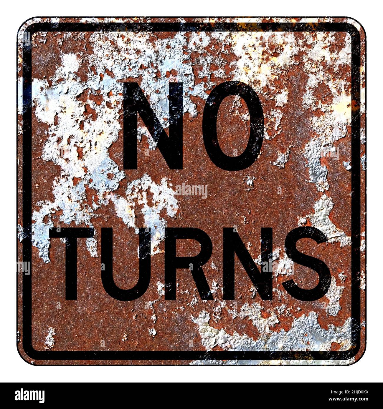 No turns traffic sign hi-res stock photography and images - Alamy