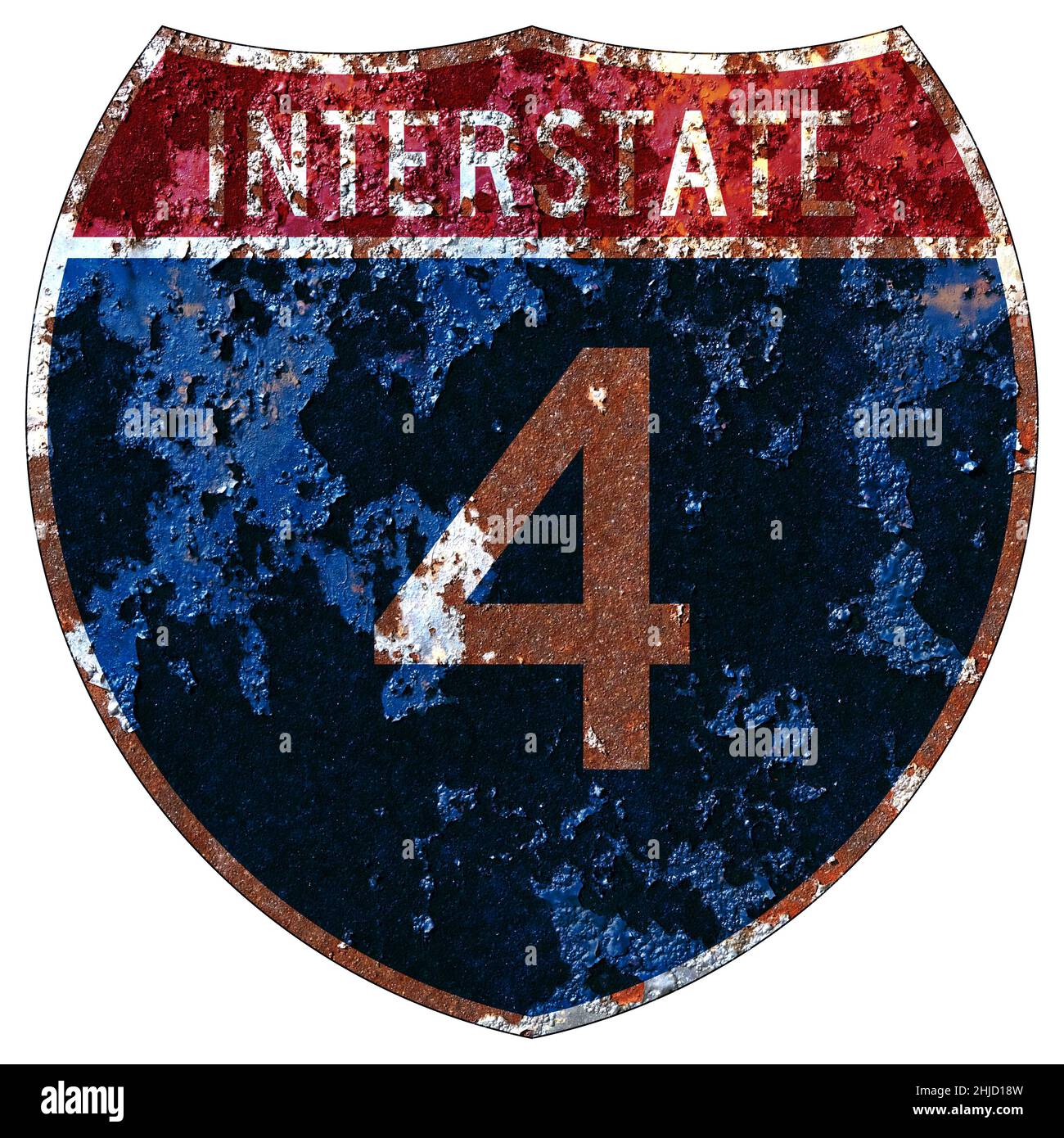 Interstate shield hi-res stock photography and images - Alamy