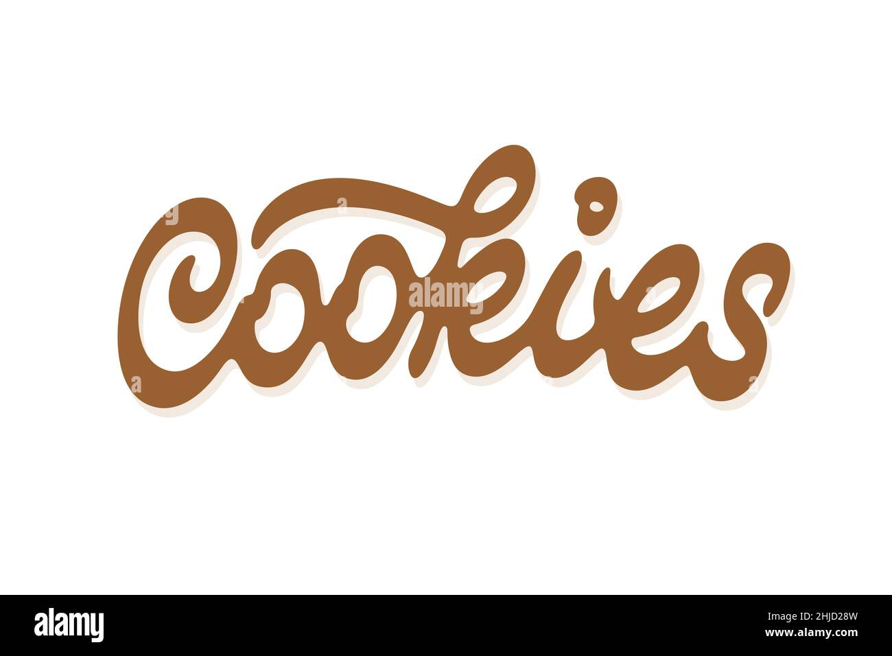 Cookies vector lettering Stock Vector Image & Art - Alamy