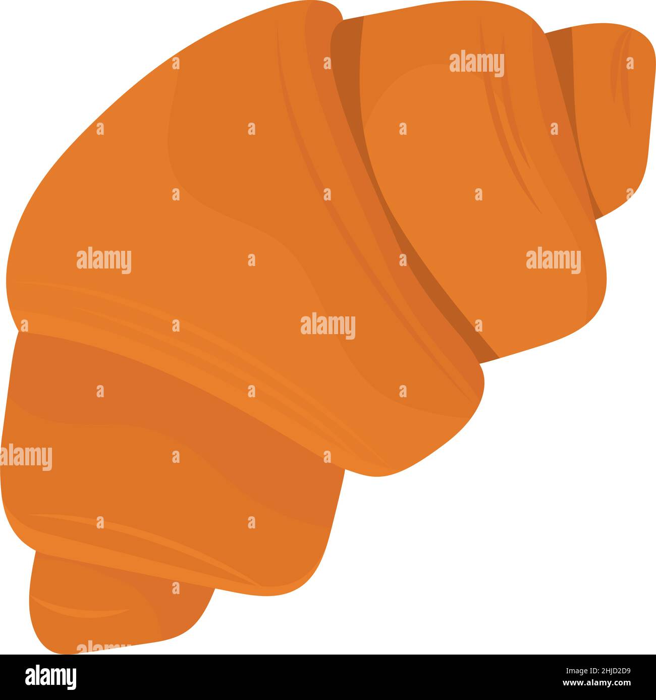 croissant icon on white background Stock Vector Image & Art - Alamy