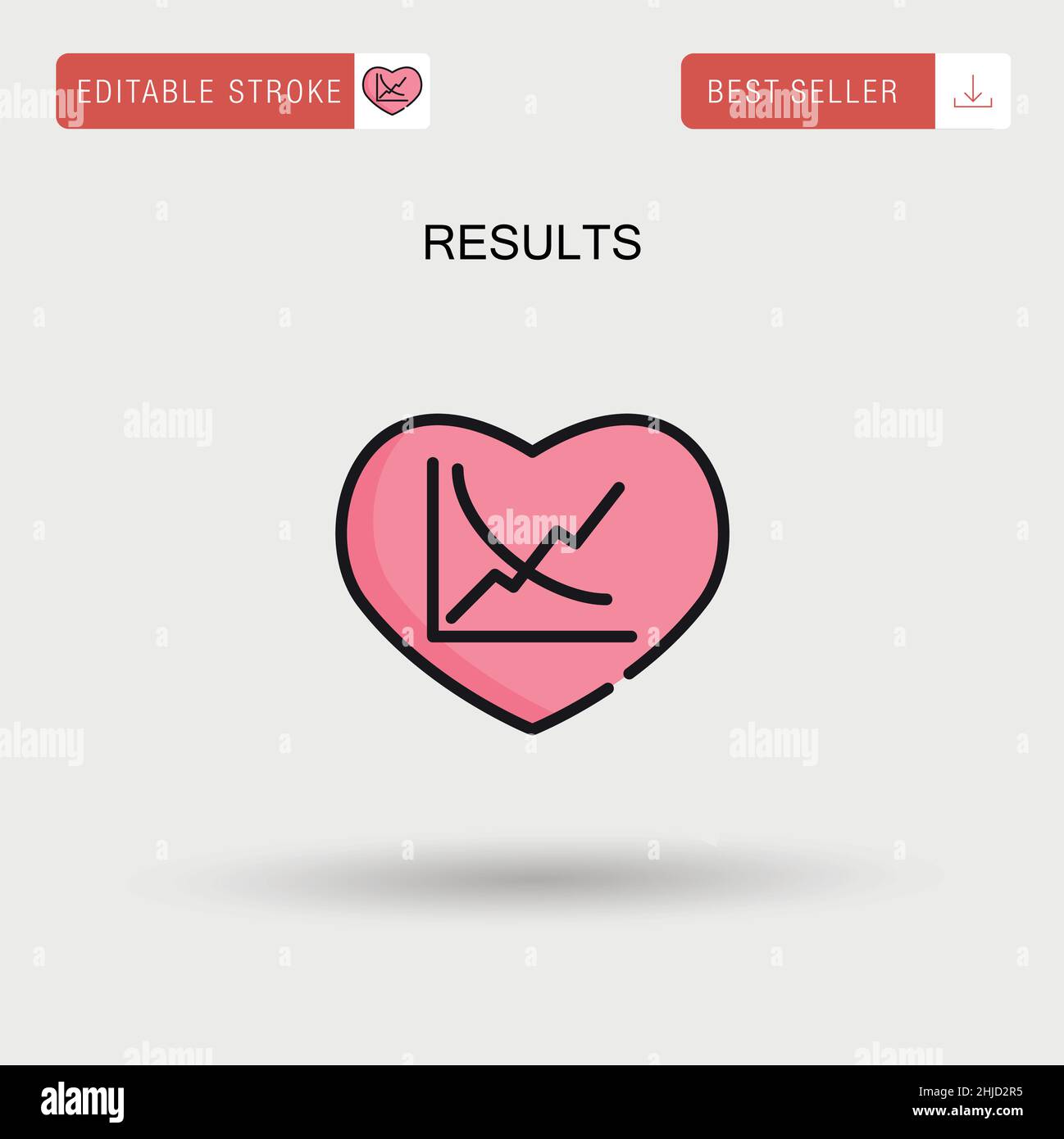 Results Simple vector icon Stock Vector Image & Art - Alamy