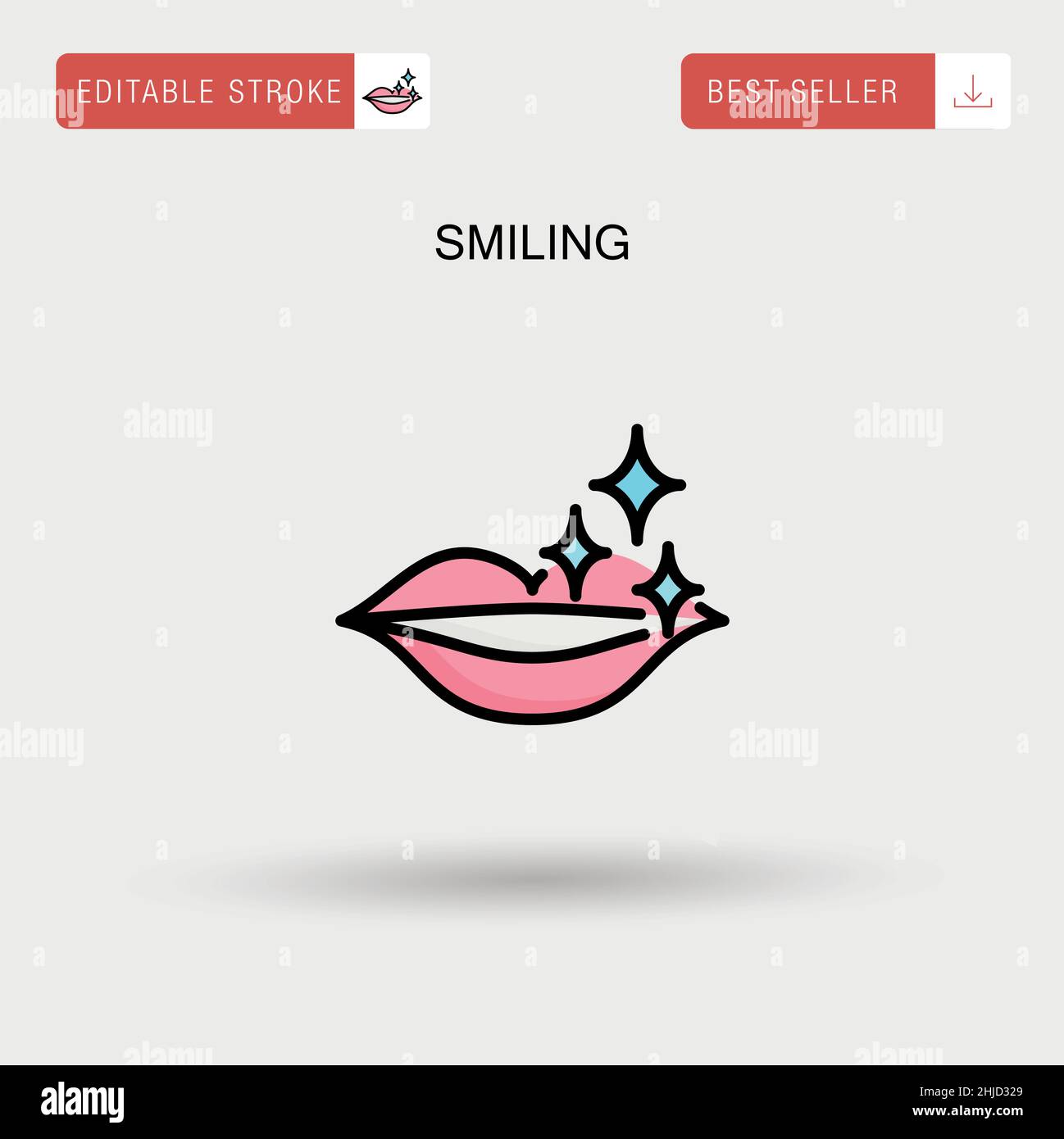 Teeth smiling black adult Stock Vector Images - Alamy