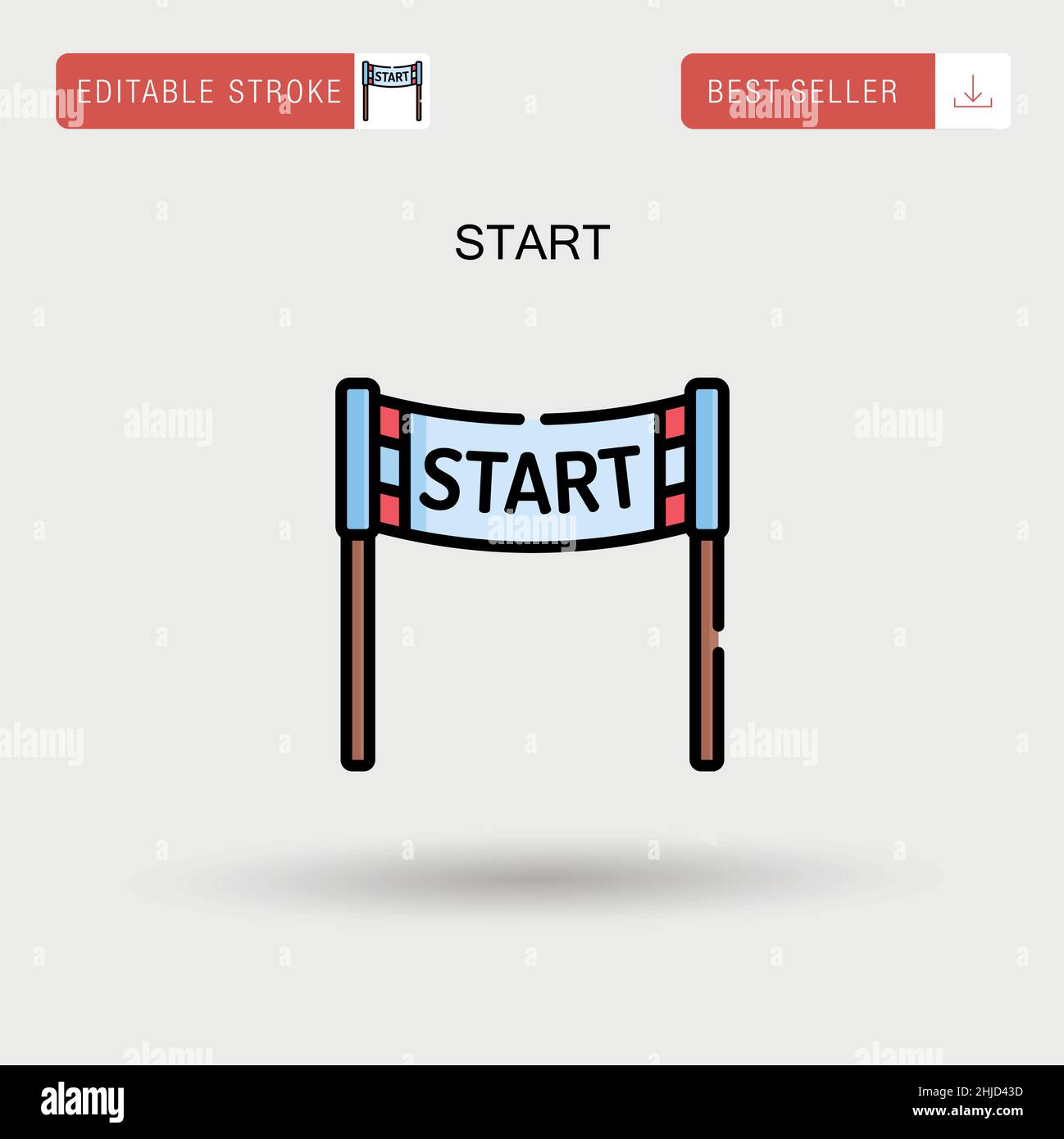 Start Simple vector icon Stock Vector Image & Art - Alamy