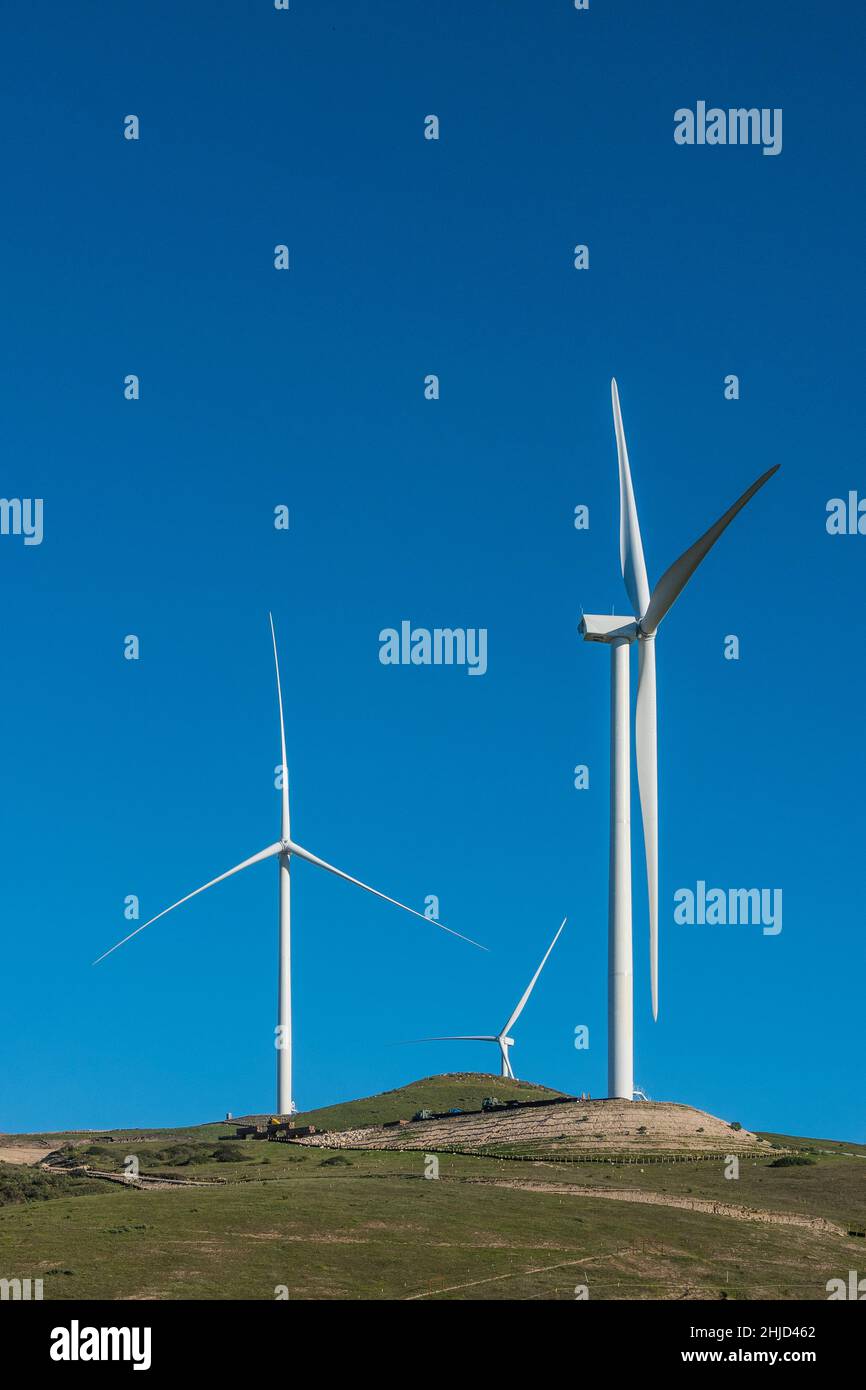 The Strauss Wind Energy Project located in Santa Barbara County close ...