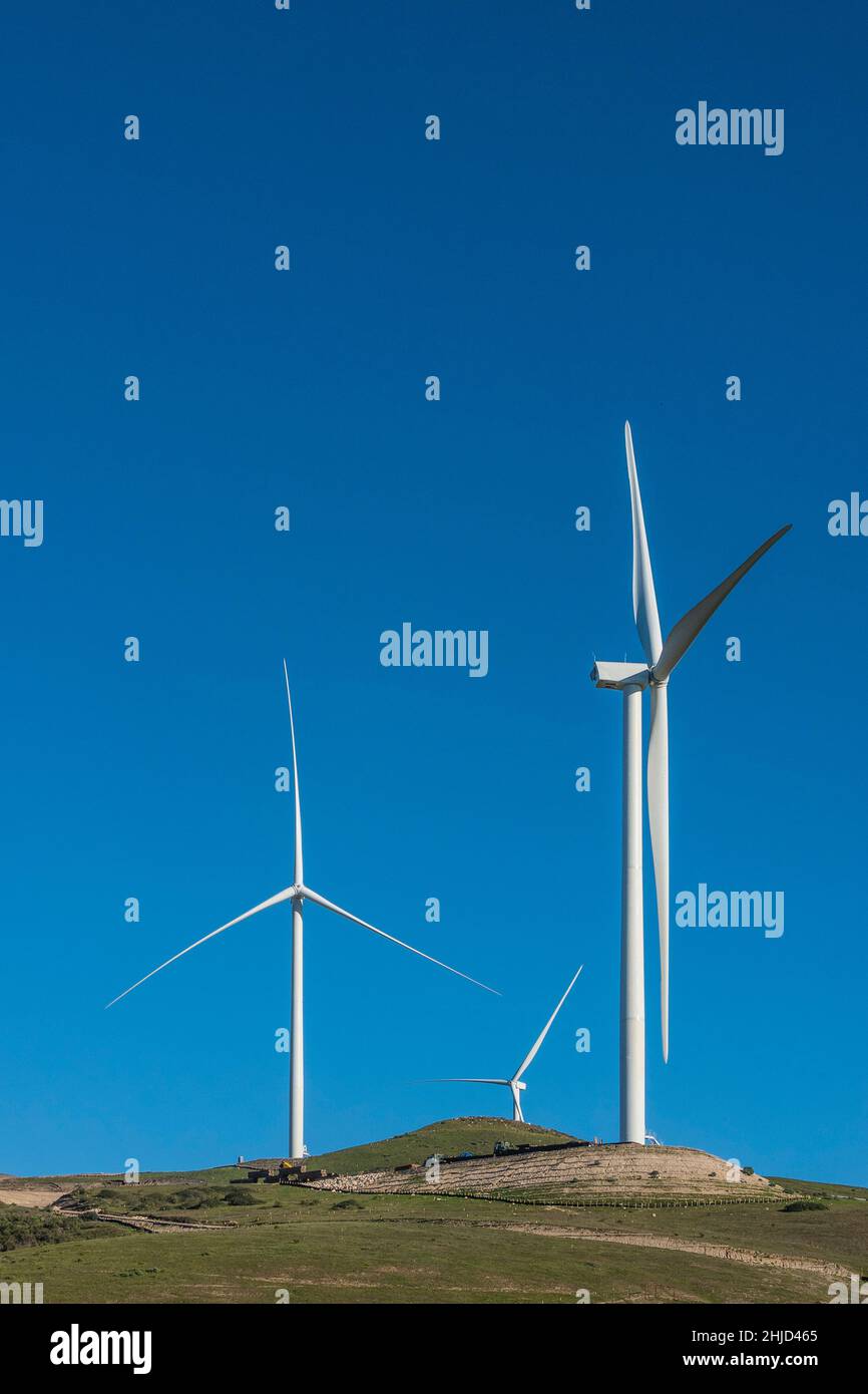 The Strauss Wind Energy Project located in Santa Barbara County close ...