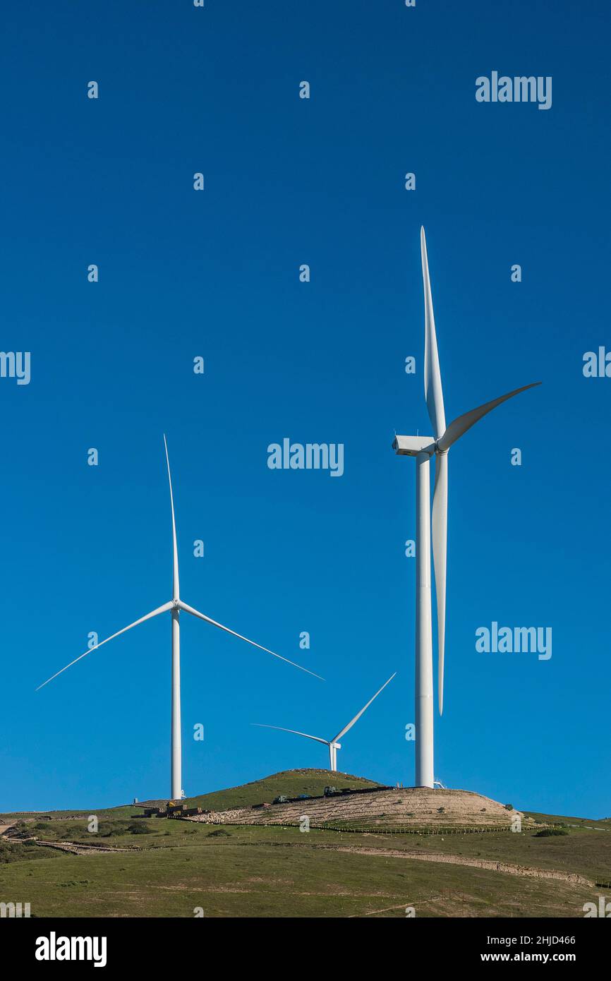 The Strauss Wind Energy Project located in Santa Barbara County close ...