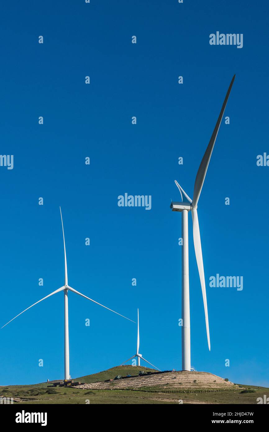 The Strauss Wind Energy Project located in Santa Barbara County close ...