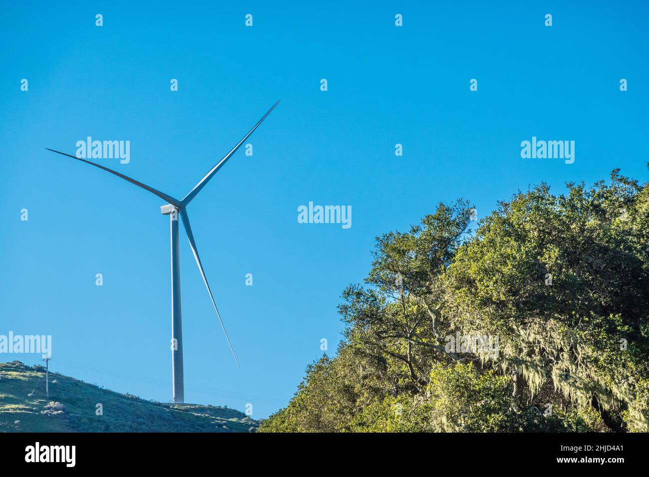 The Strauss Wind Energy Project located in Santa Barbara County close ...