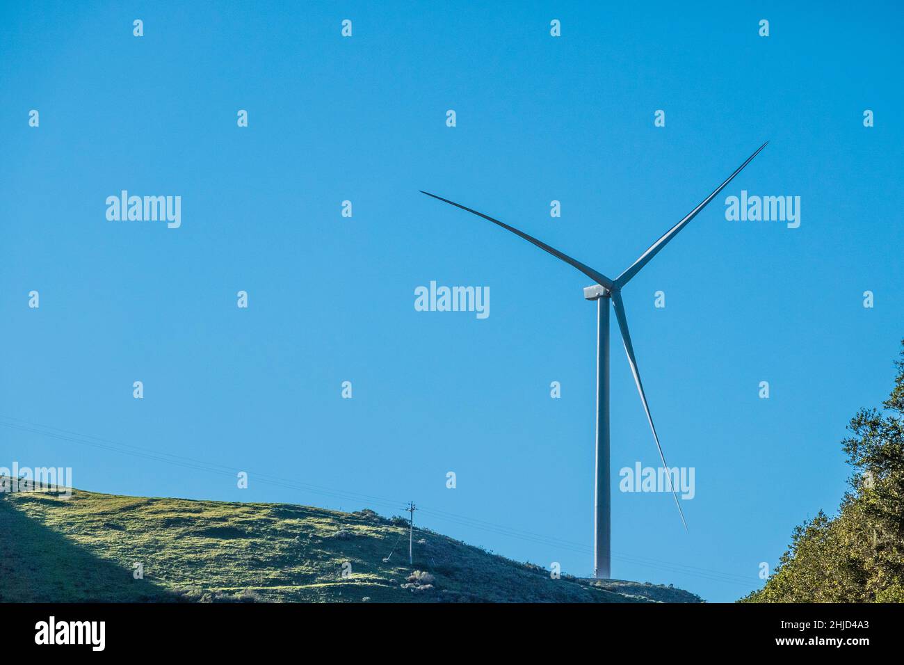 The Strauss Wind Energy Project located in Santa Barbara County close ...
