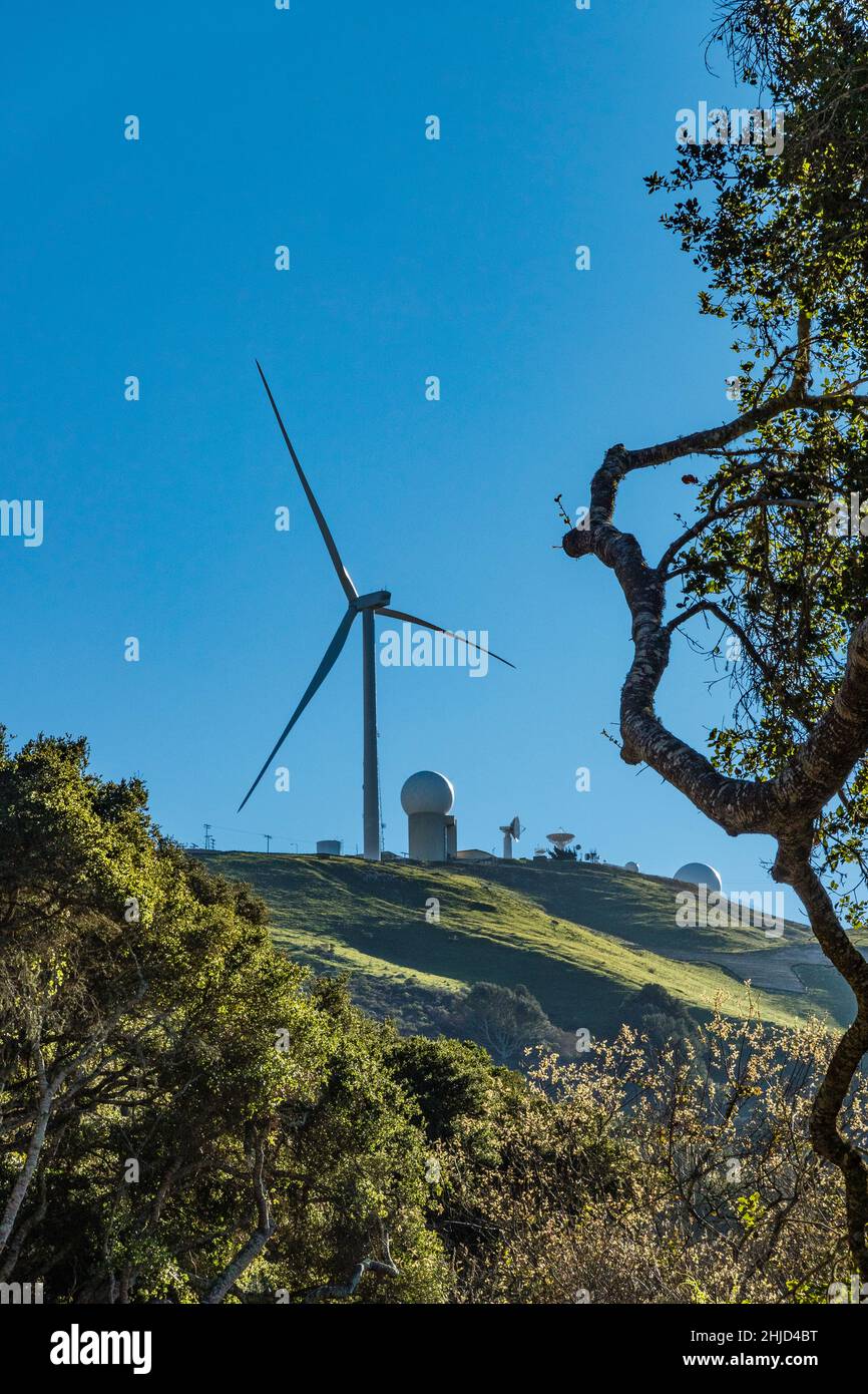 The Strauss Wind Energy Project located in Santa Barbara County close ...