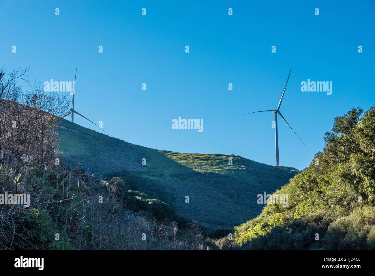 The Strauss Wind Energy Project located in Santa Barbara County close ...