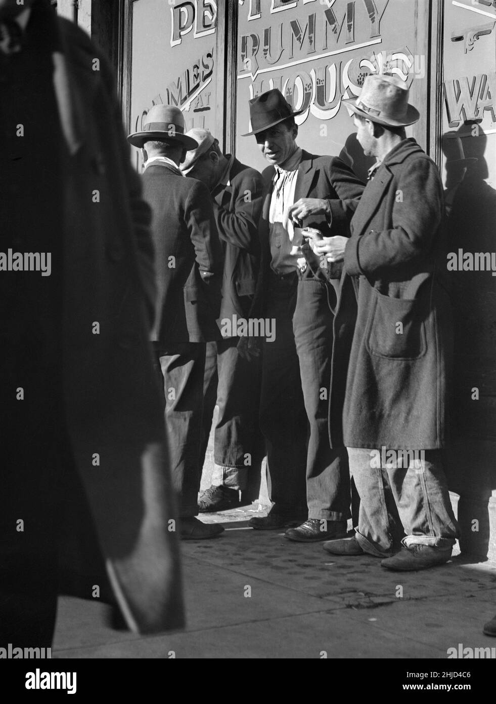 Unemployed Men, Howard Street, San Francisco, California, USA, Dorothea ...