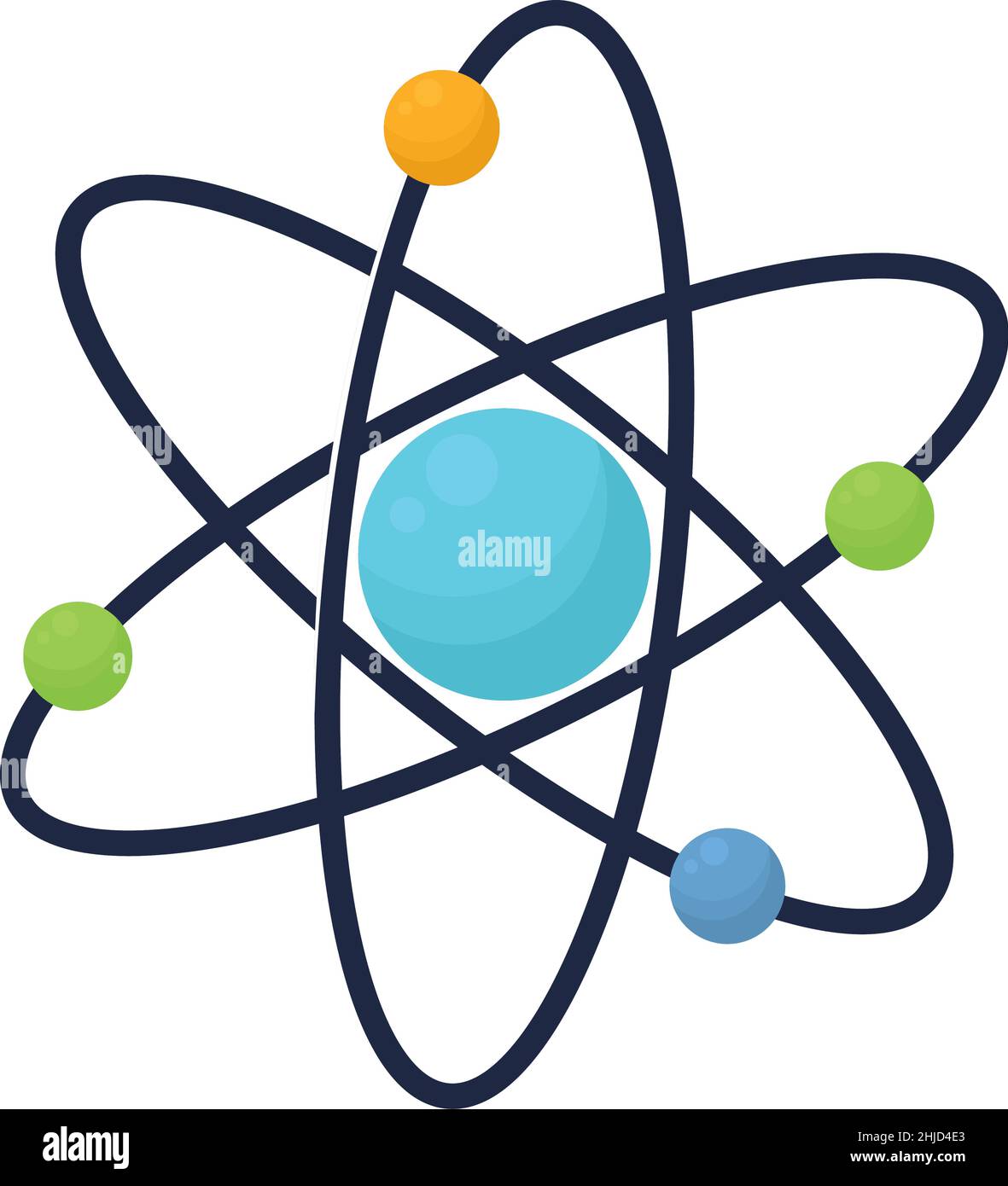 atom icon on white background Stock Vector Image & Art - Alamy