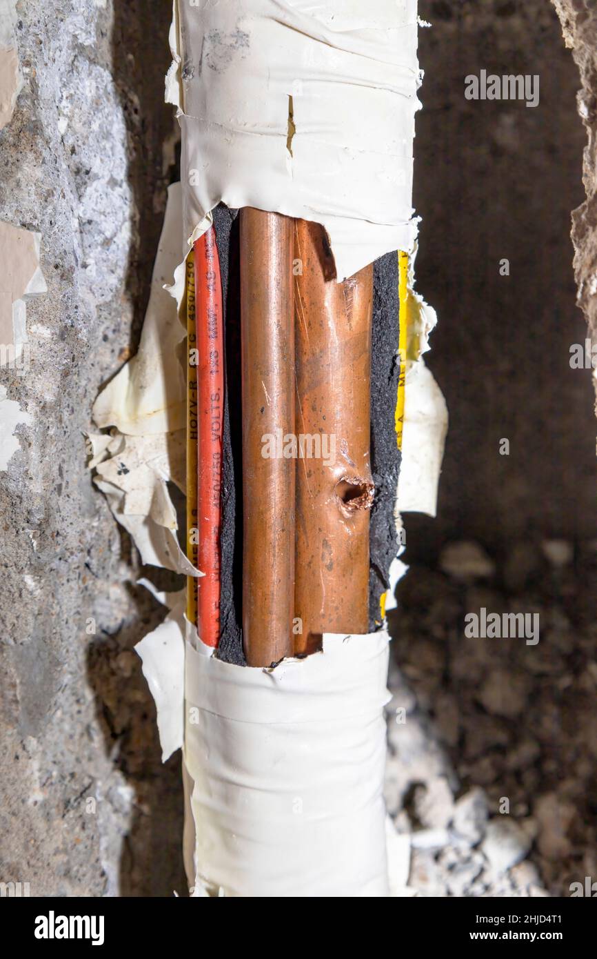 Busted pipe hi-res stock photography and images - Alamy