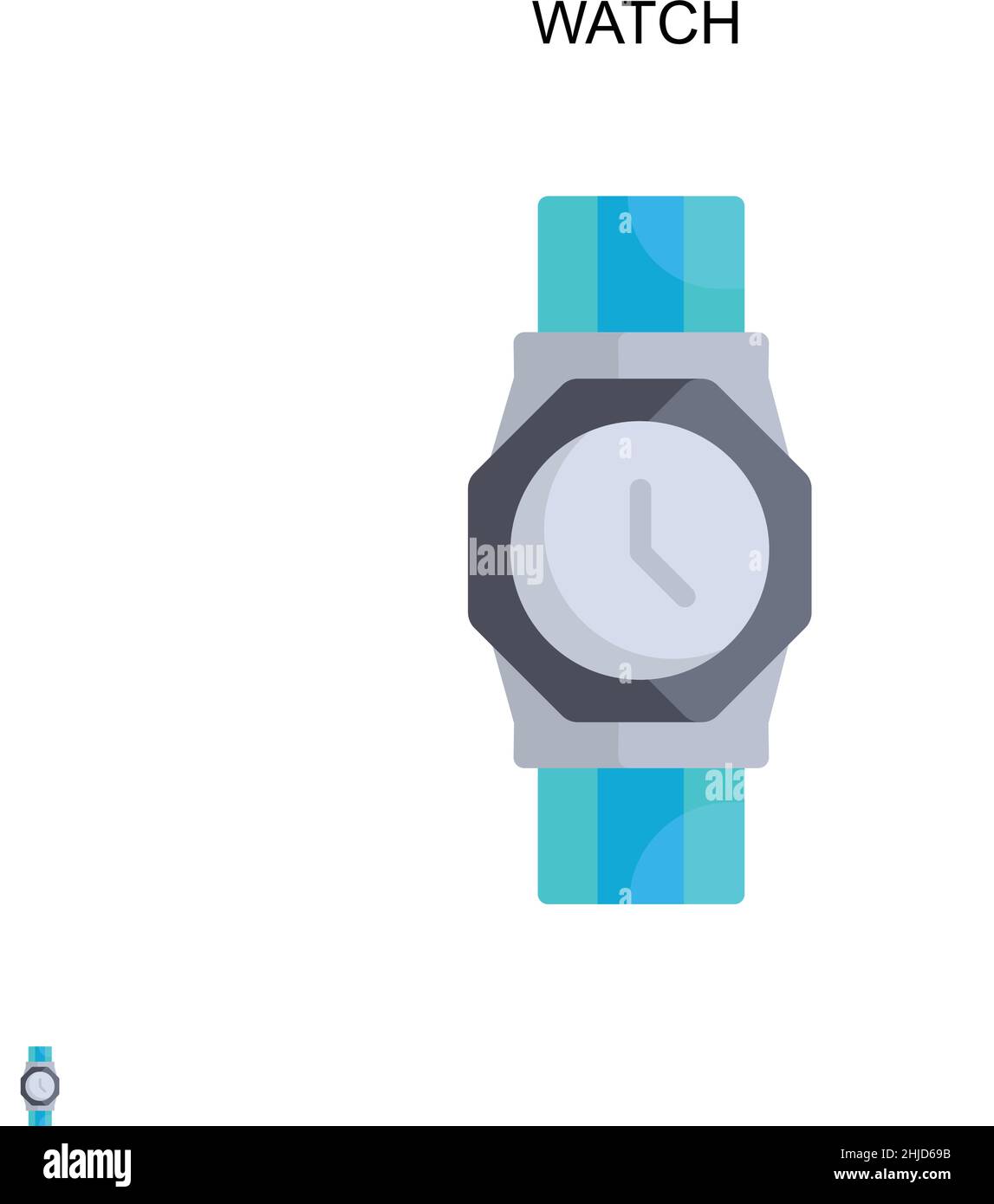 Modern clock design Stock Vector Images - Alamy