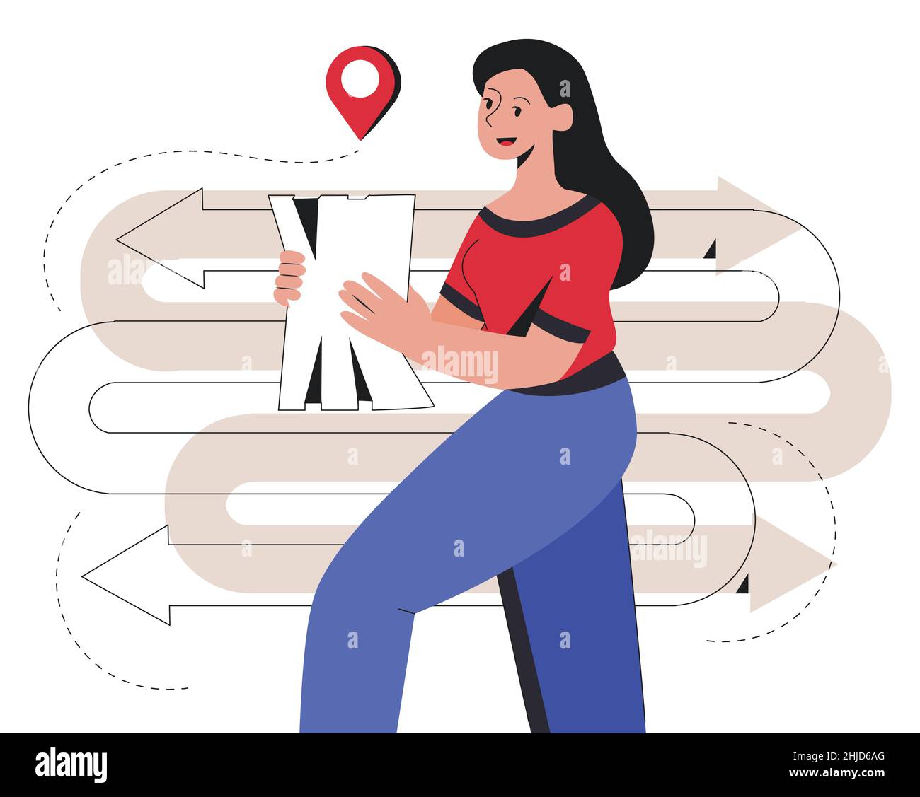 Concept of challenge or right decision making Stock Vector Image & Art ...