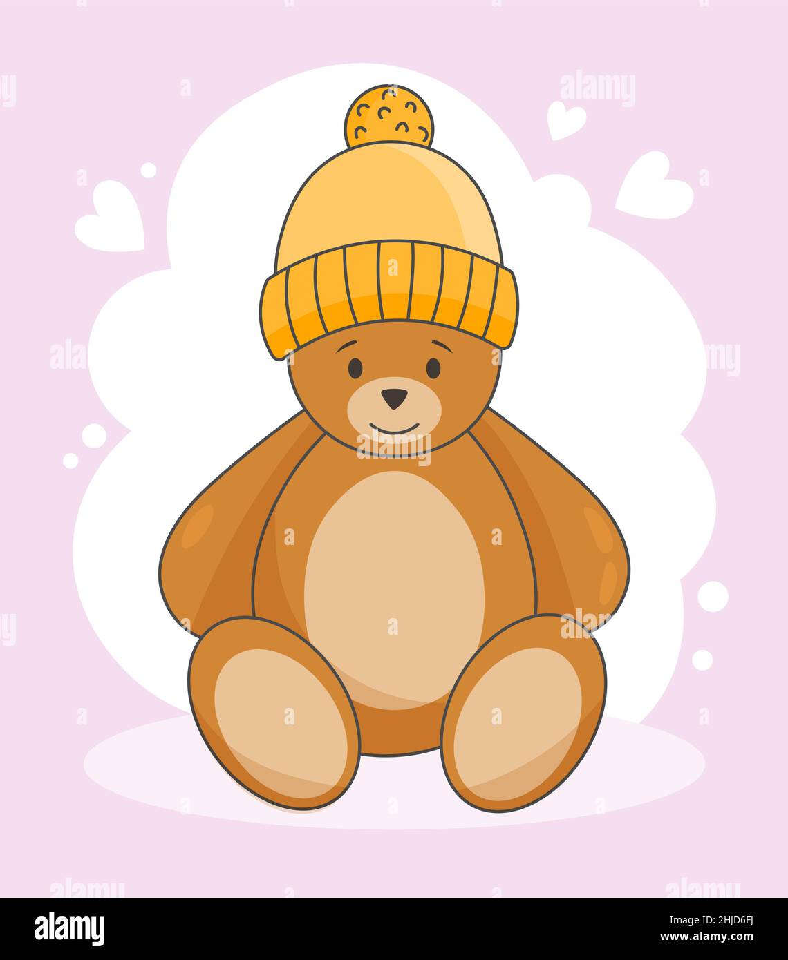 Toy Teddy bear concept Stock Vector Image & Art - Alamy