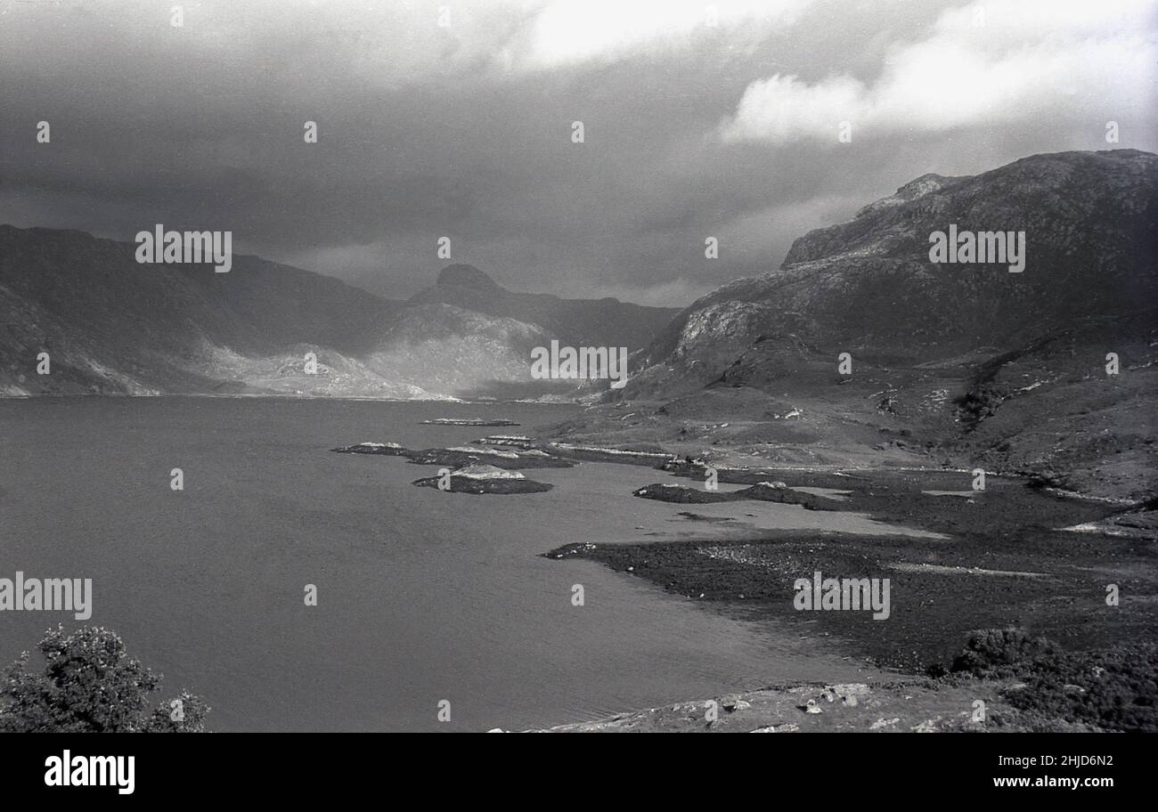 Scotland mountains black and white hi-res stock photography and images ...