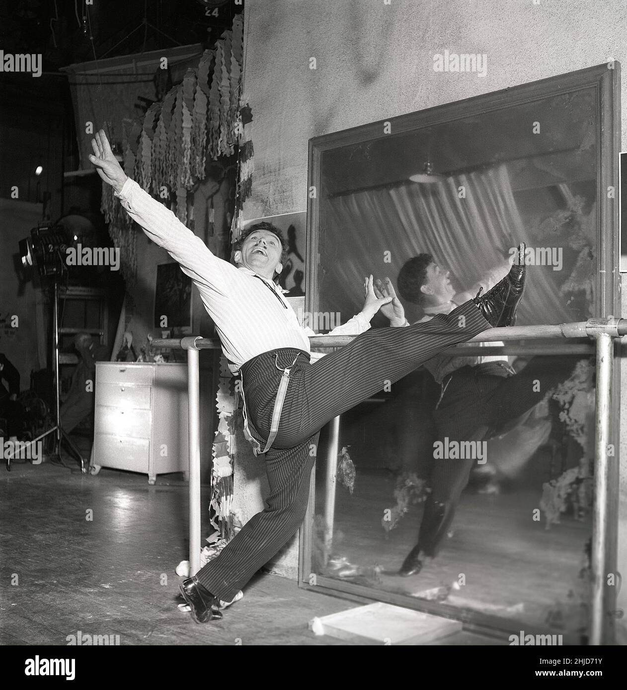 Man in the 1950s. Swedish actor Nils Poppe, 1908-2000 pictured when ...