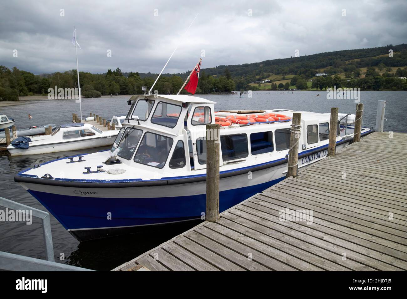 coniston launch cygnet originally a tender for ocean liner ms kungsholm ...