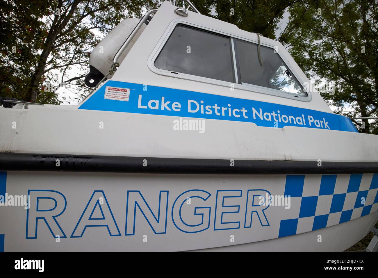 lake district national park ranger boat coniston lake district, cumbria ...