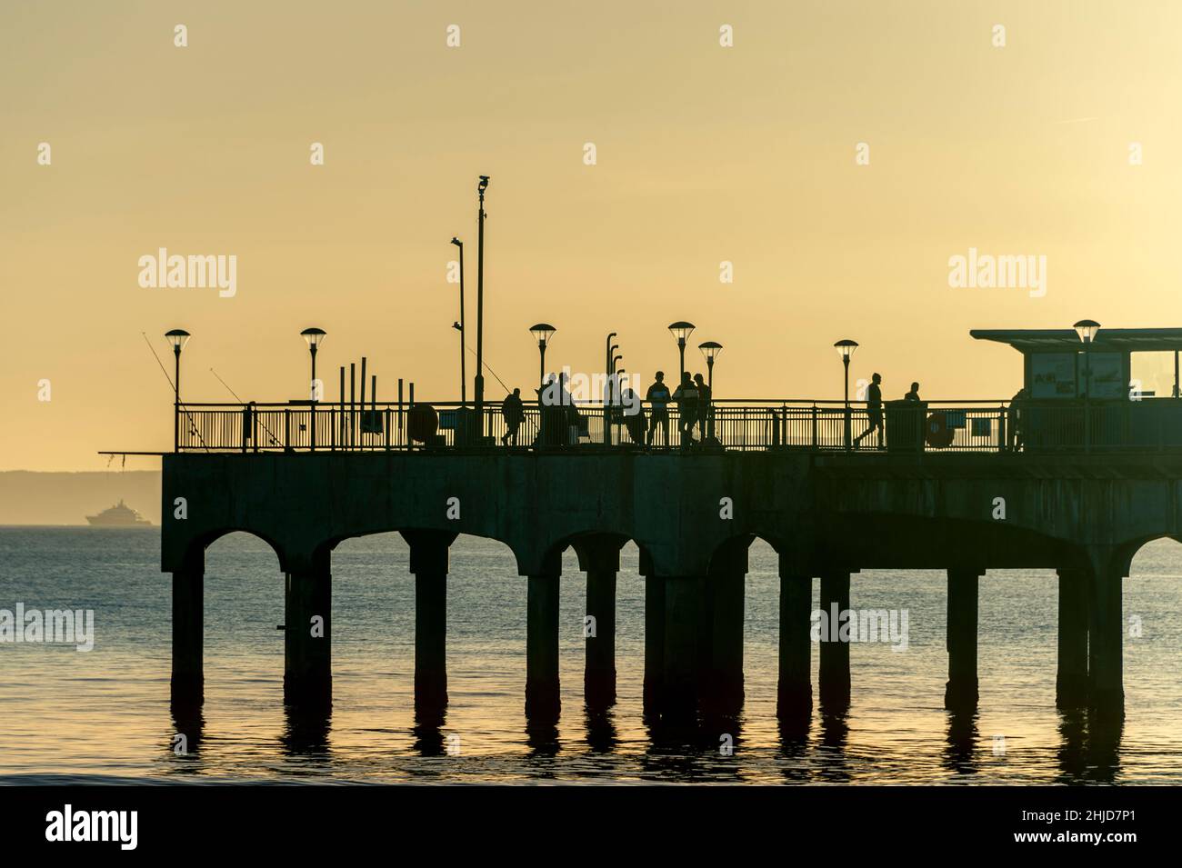 Boscombe sunset hi-res stock photography and images - Alamy