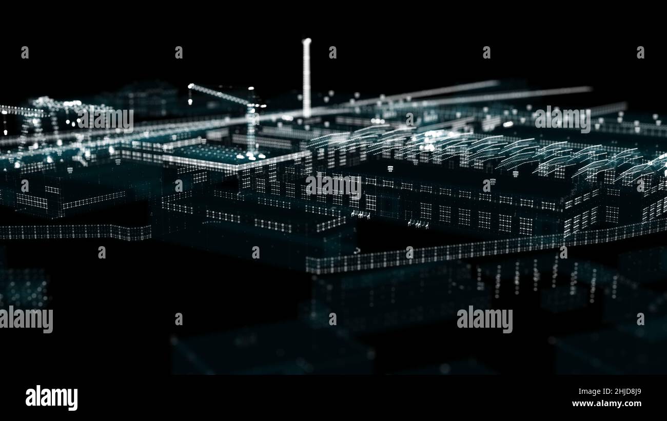 Industrial technology concept. Industry 4.0 Stock Photo - Alamy