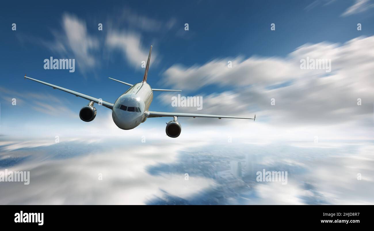 airplane take off landing flight Stock Photo - Alamy
