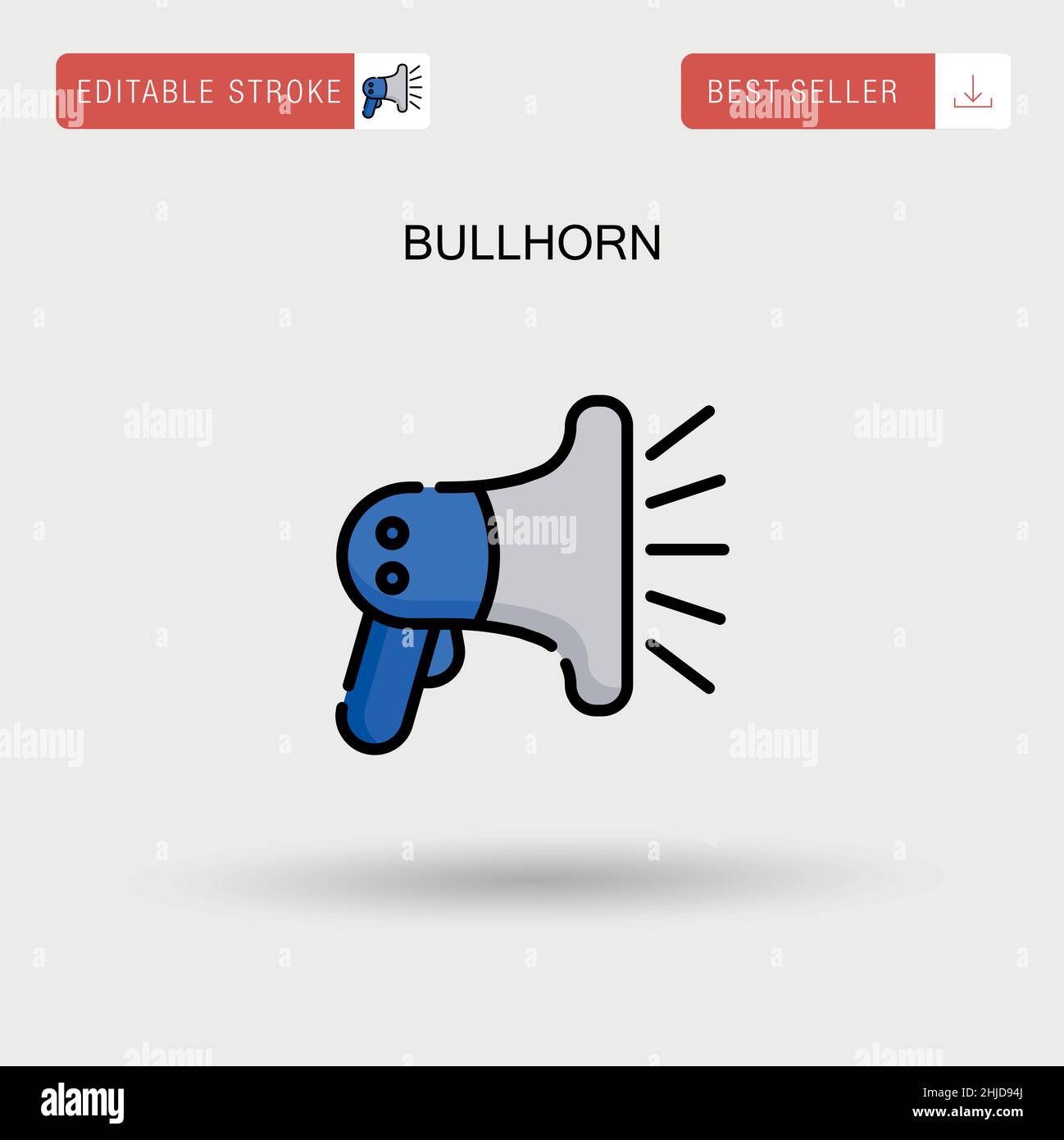 Announce announcement broadcast bullhorn hi-res stock photography and ...