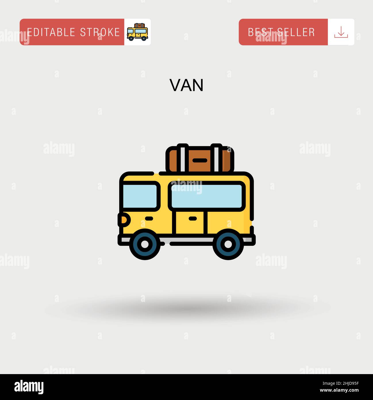Van driving Stock Vector Images - Alamy
