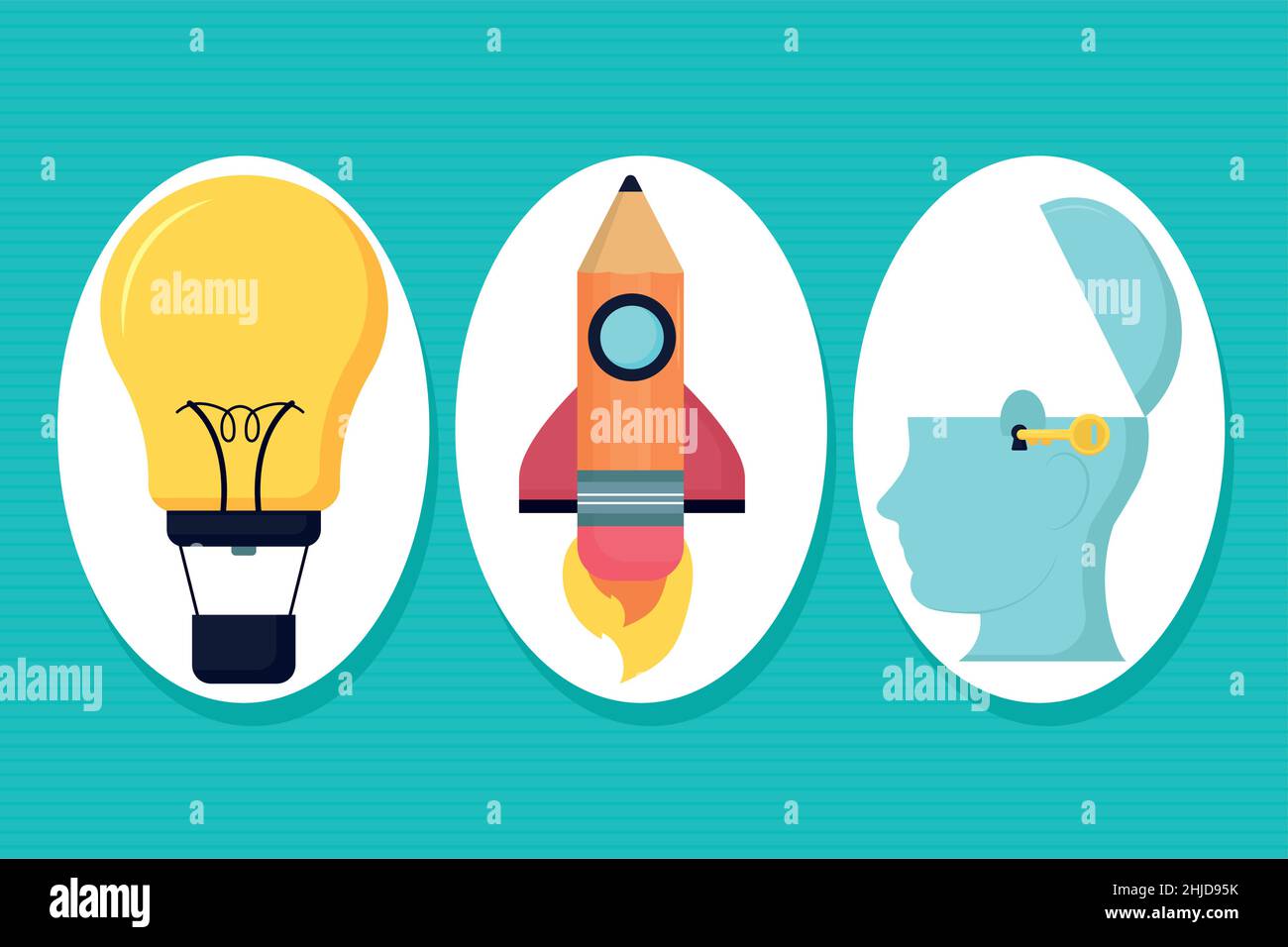 ideas and creativity designs set Stock Vector Image & Art - Alamy