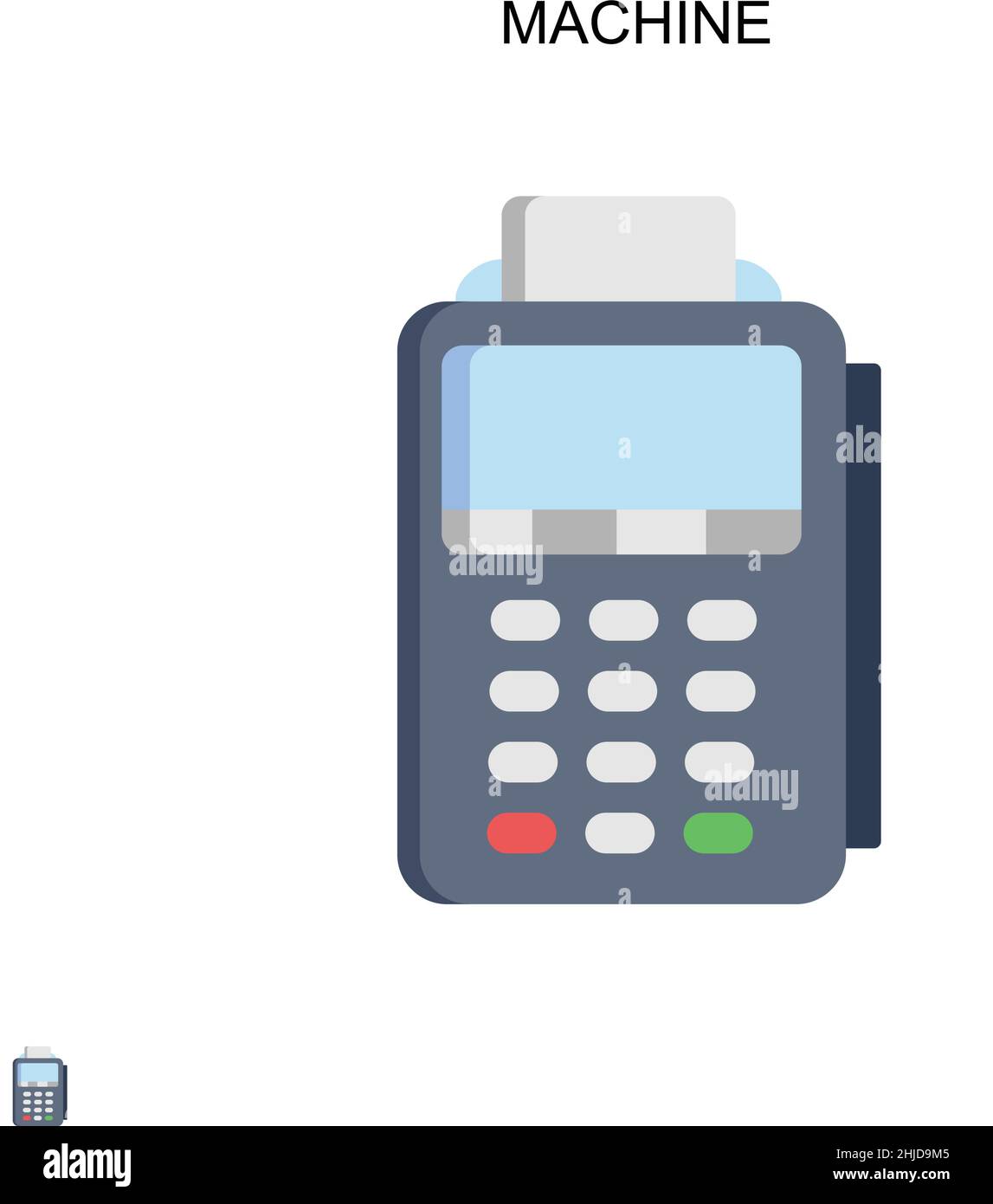 Machine Simple vector icon. Illustration symbol design template for web ...