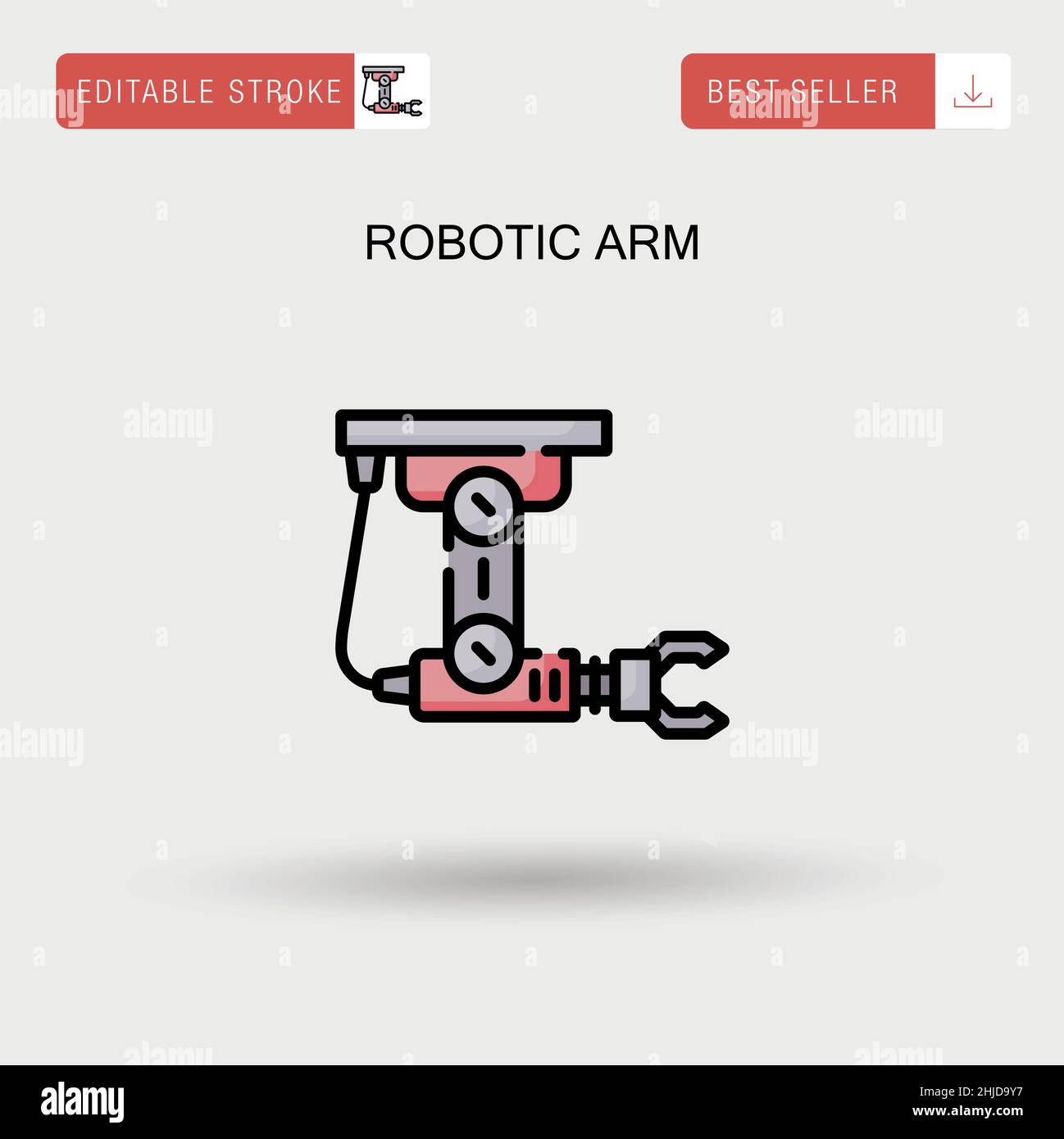 Machine arm Stock Vector Images - Alamy