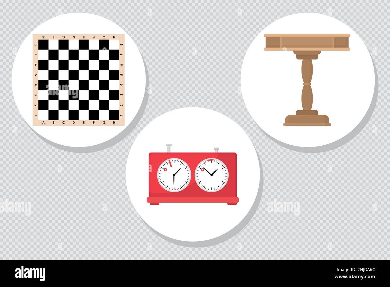 chess icon set on white circles Stock Vector Image & Art - Alamy