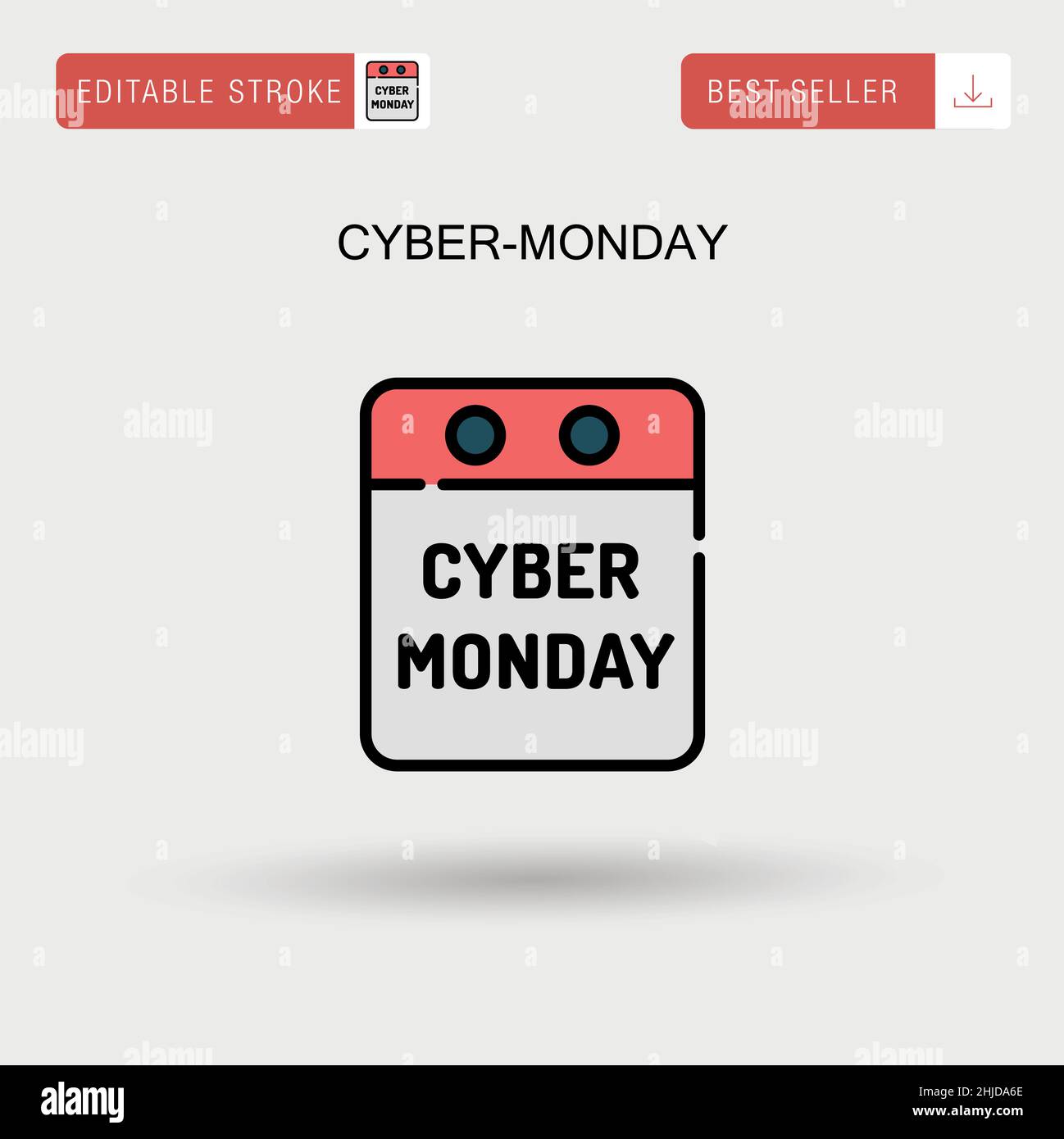 Cyber-monday Simple vector icon Stock Vector Image & Art - Alamy