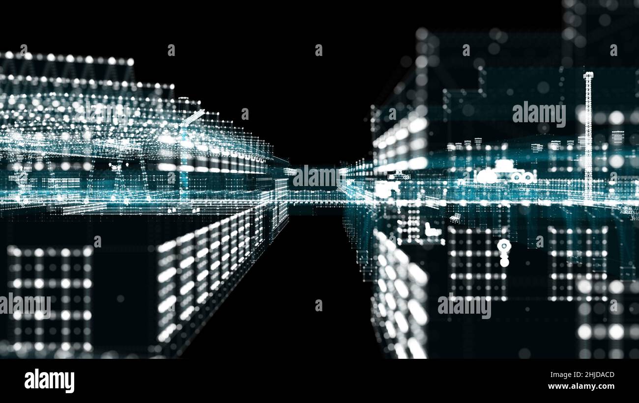 Industrial technology concept. Industry 4.0 Stock Photo - Alamy