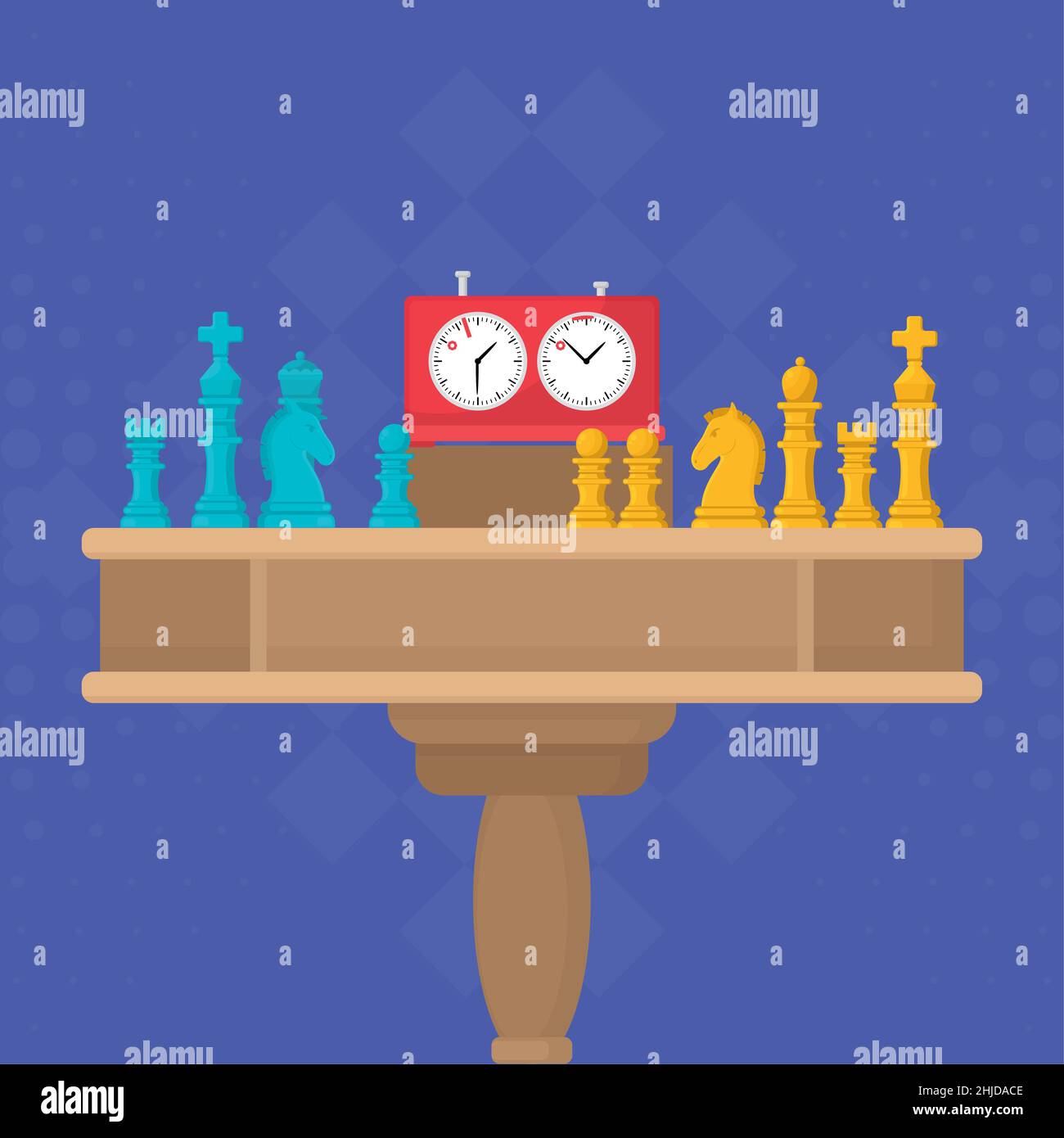 Chess game timer Stock Vector Images - Alamy