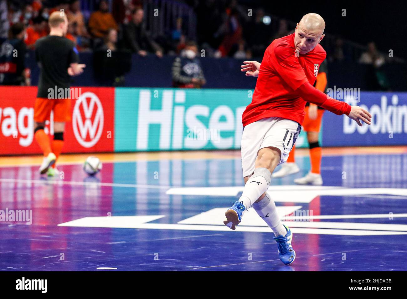 AMSTERDAM, NETHERLANDS - JANUARY 28: Stefan Rakic of Serbia during the ...