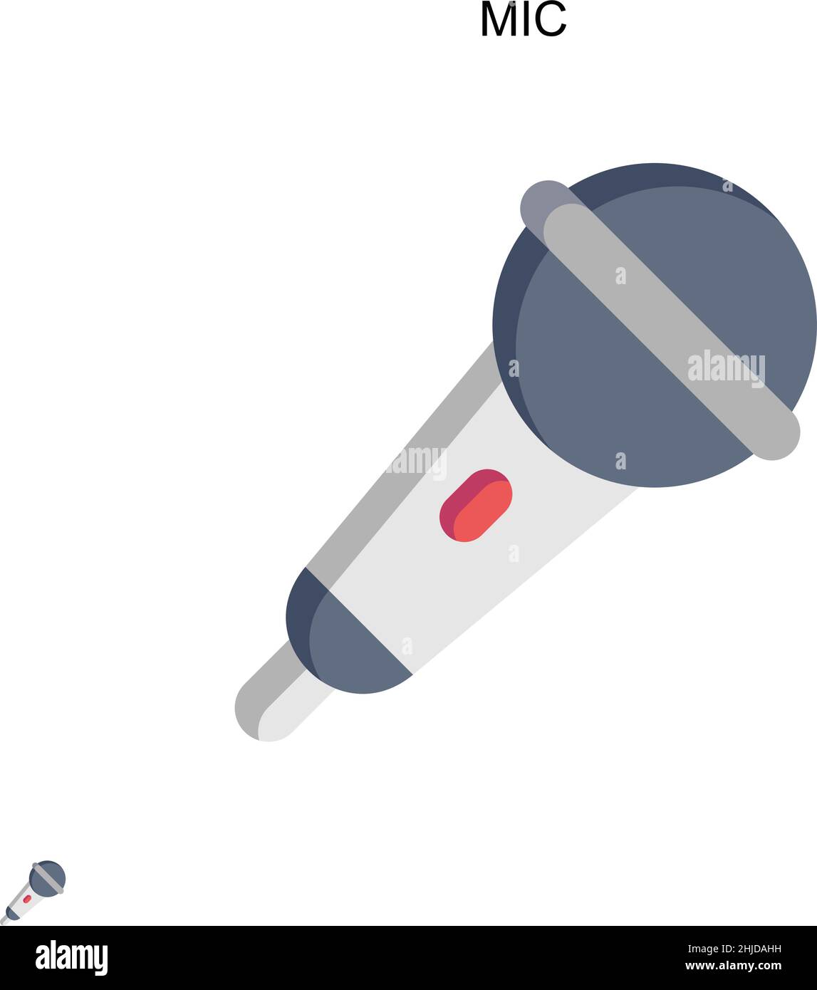 Mic icon hi-res stock photography and images - Alamy