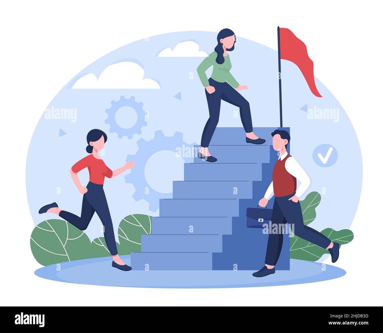 Self growth and personal development concept Stock Vector Image & Art ...