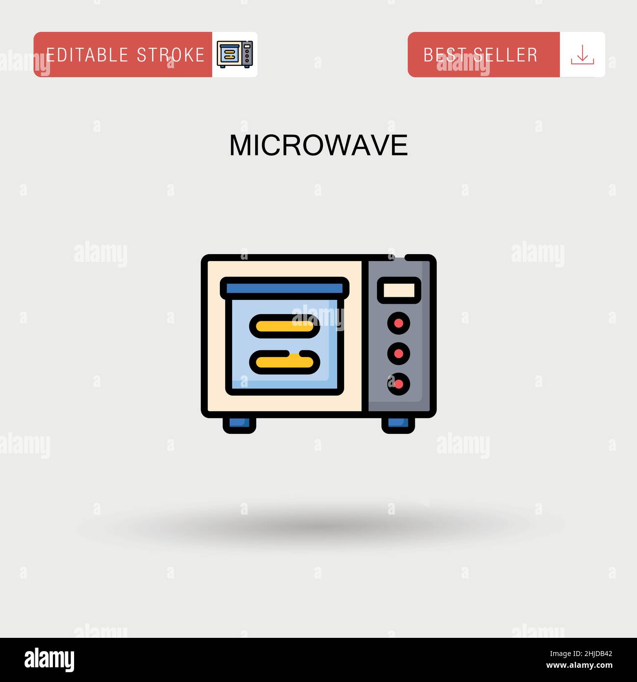 Microwave symbol Stock Vector Images - Alamy