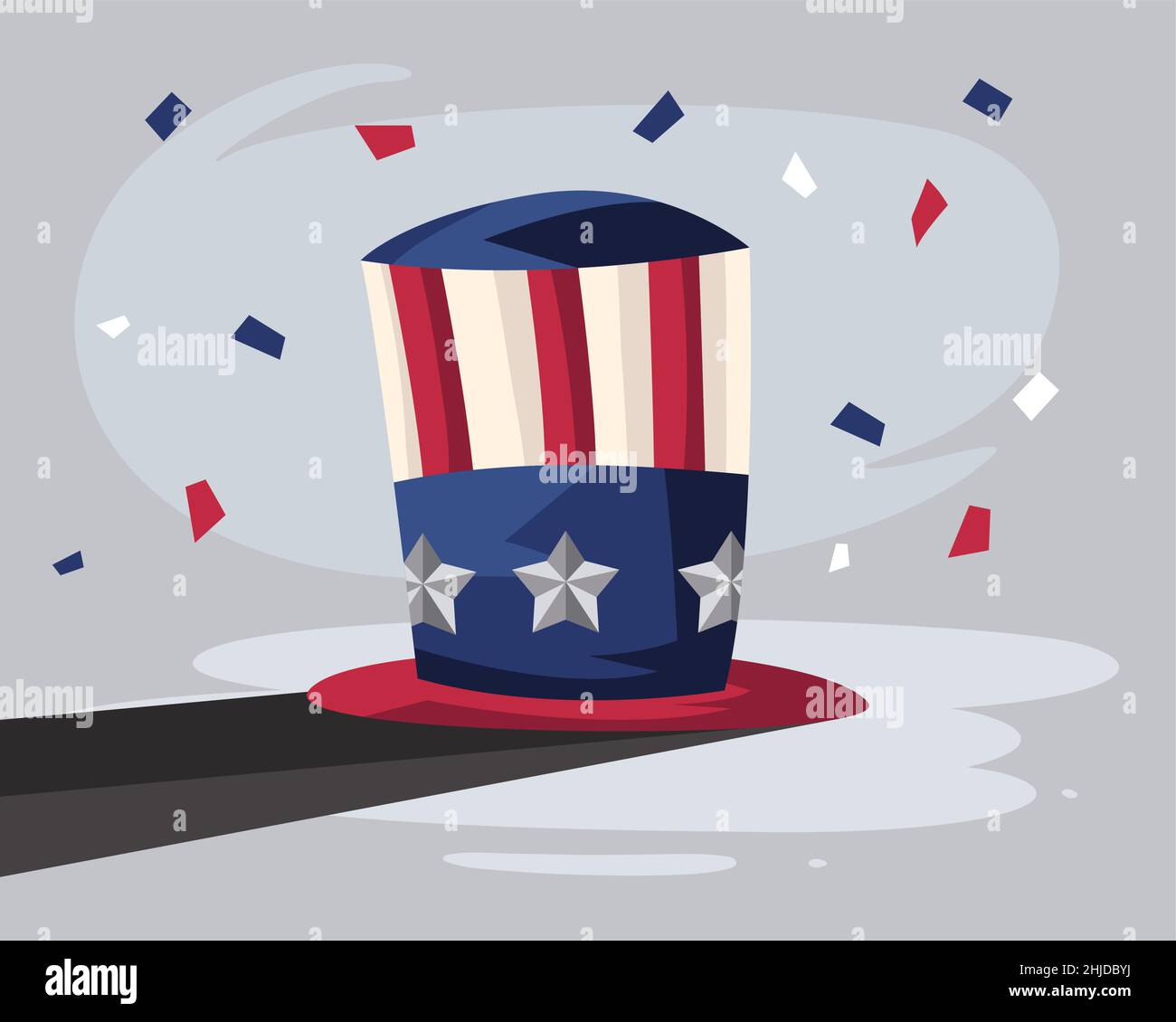 poster of president day top hat Stock Vector Image & Art - Alamy