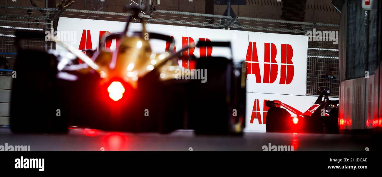 Riyadh, Saudi Arabia. 28th Jan 2022. ABB during the 2022 Diriyah ePrix ...