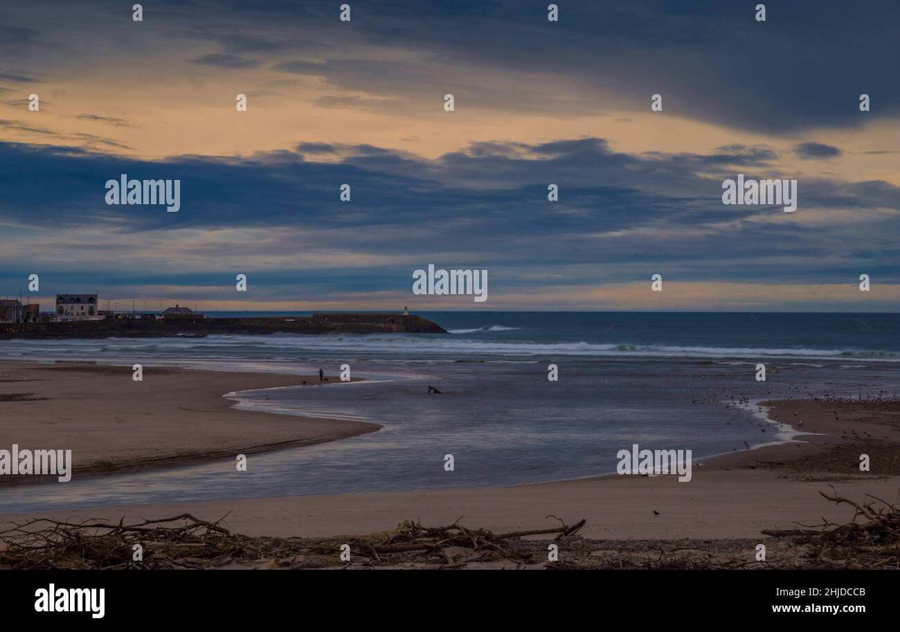 banff beach aberdeenshire scotland Stock Photo - Alamy