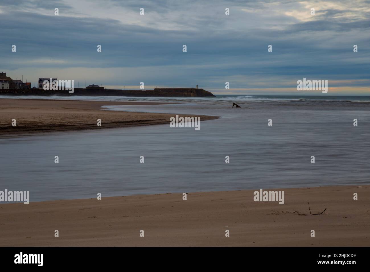 banff beach aberdeenshire scotland Stock Photo - Alamy