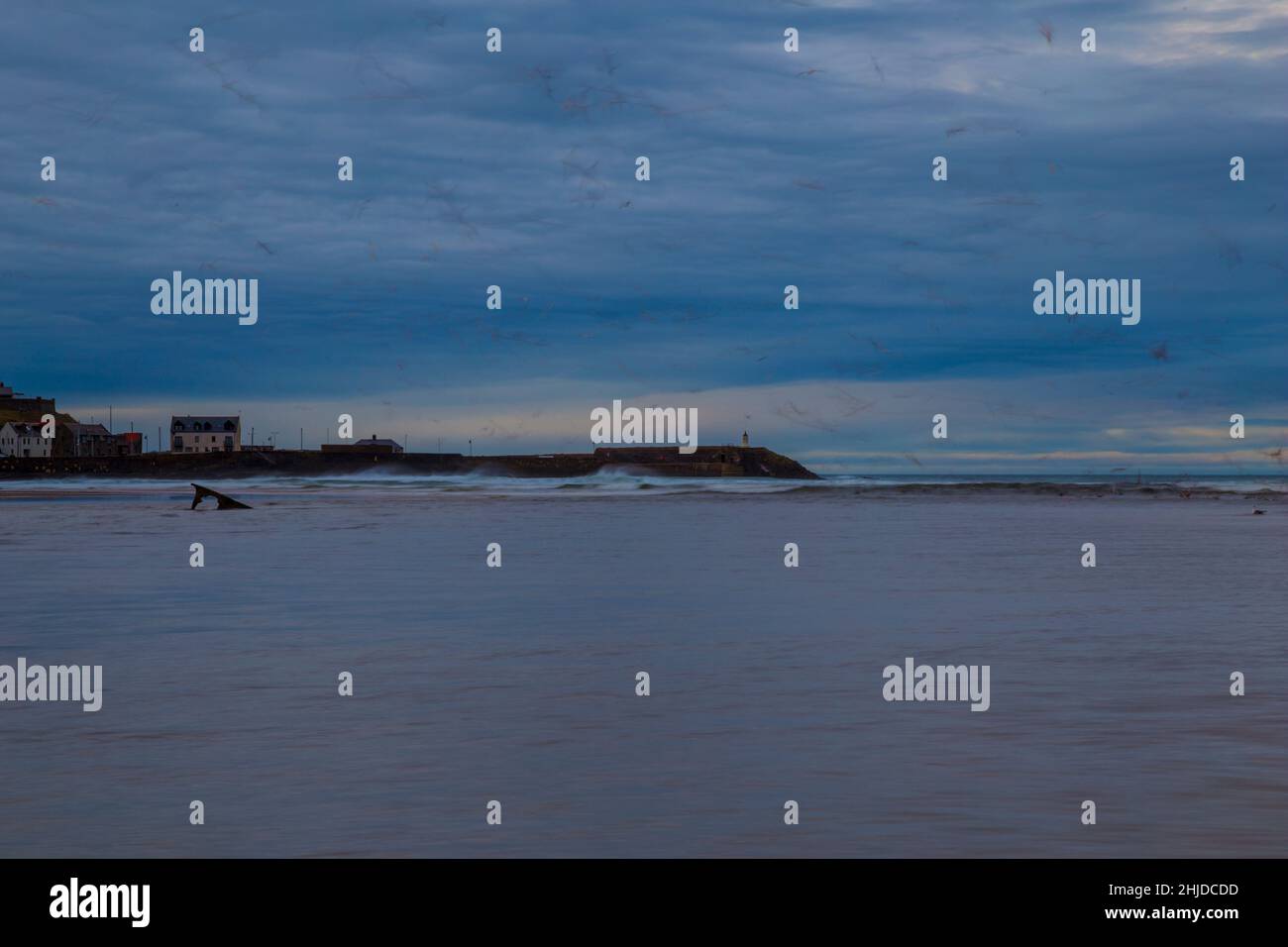 banff beach aberdeenshire scotland Stock Photo - Alamy