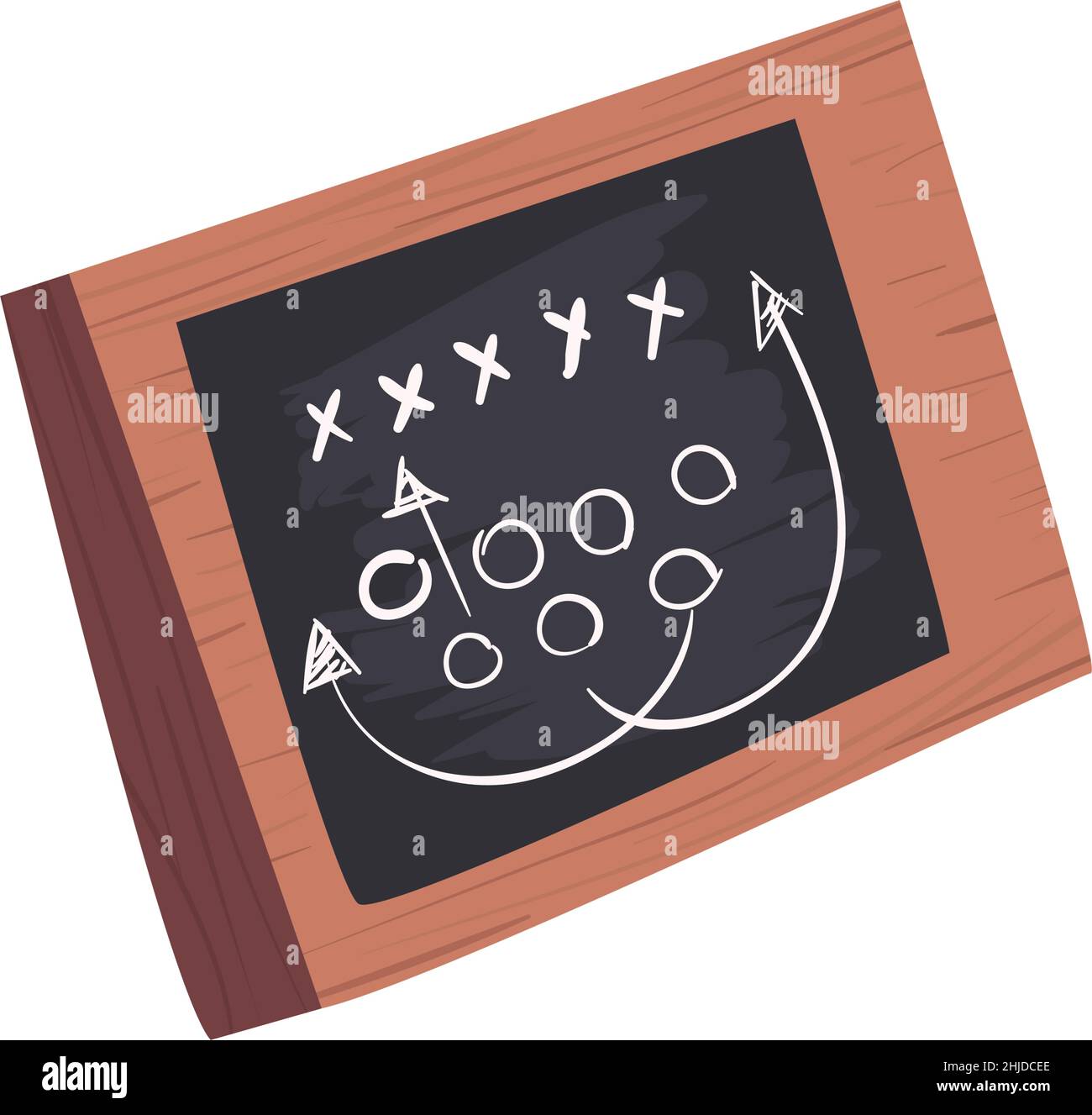 american football game board over white Stock Vector Image & Art - Alamy