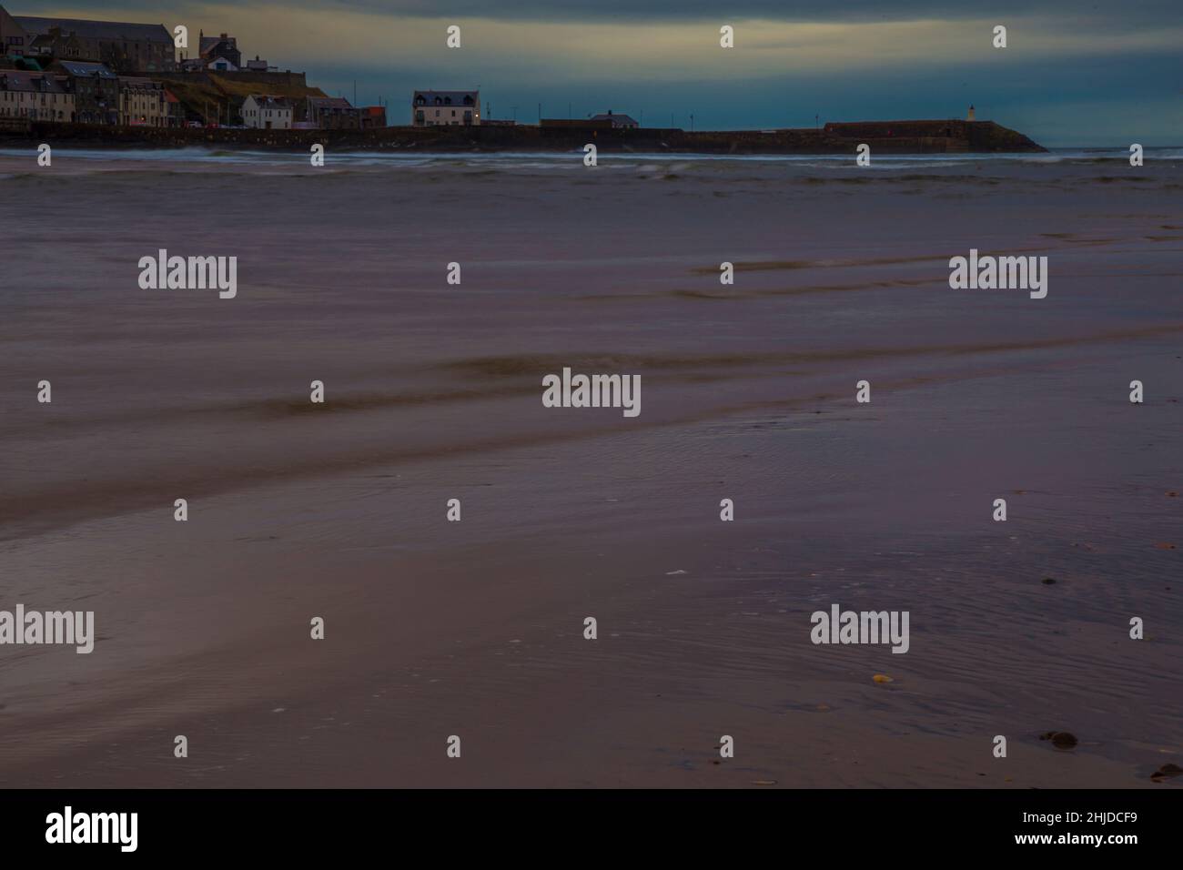 banff beach aberdeenshire scotland Stock Photo - Alamy