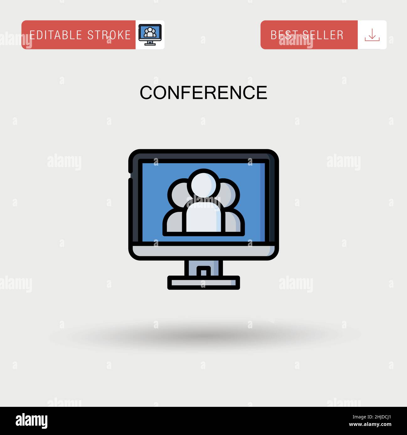 Conference speech screen Stock Vector Images - Alamy